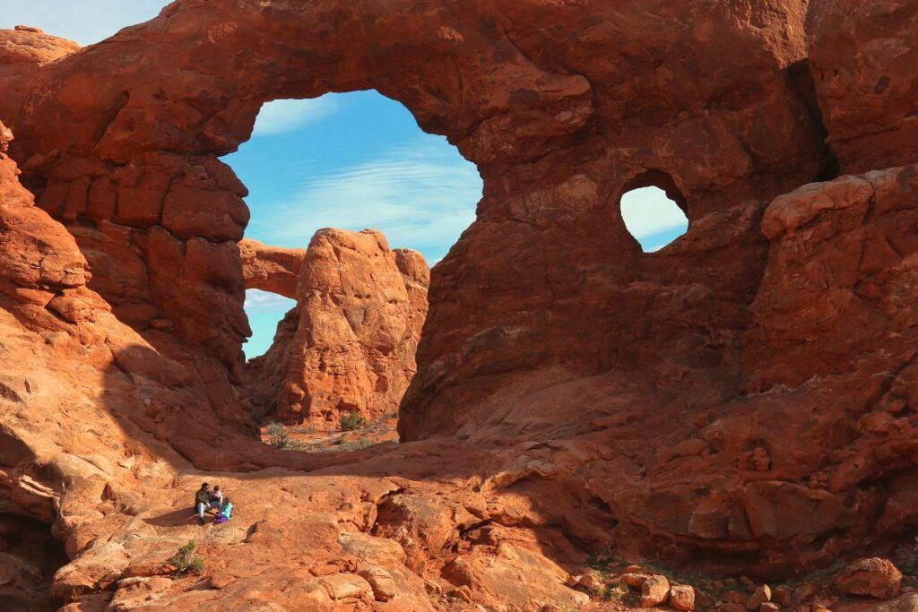 The Windows Trail im Arches NP - Bryce Canyon Country